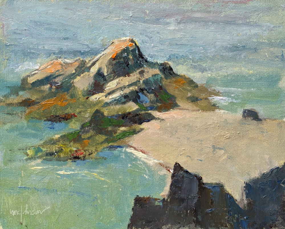 Drowned Coast, 8x10 Oil/Panel - Michael Chesley Johnson | Artist | Author